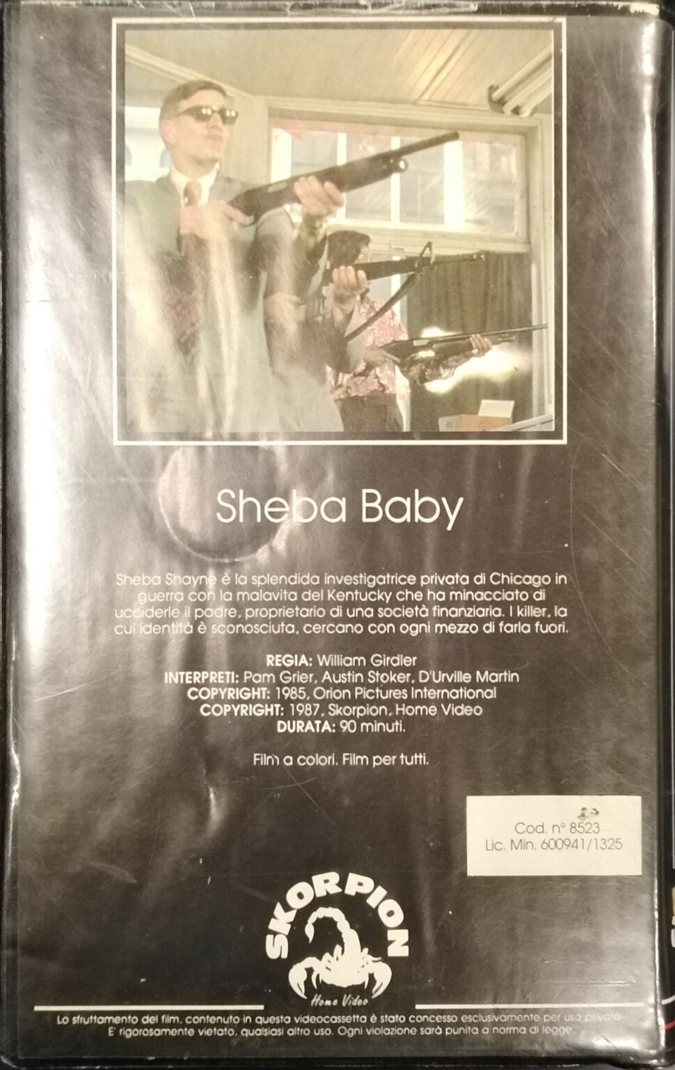 Sheba Baby (VHS) IN ITALIANO – Bloodbuster