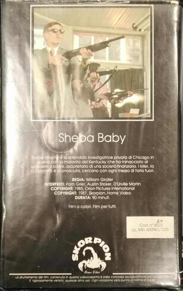 Sheba Baby (VHS) IN ITALIANO – Bloodbuster
