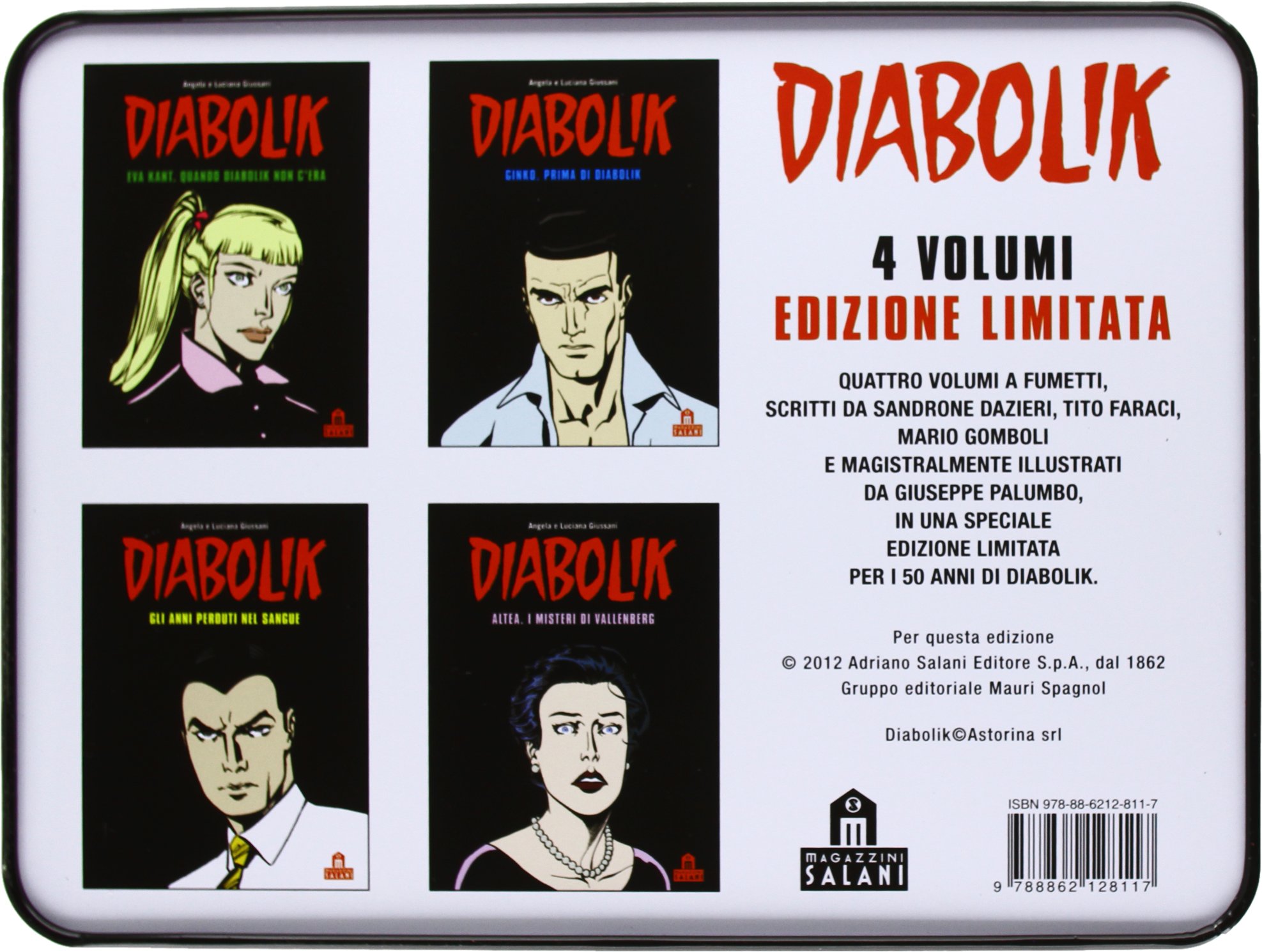 Diabolik cofanetto ed. limitata: 4 books in steel box – Bloodbuster