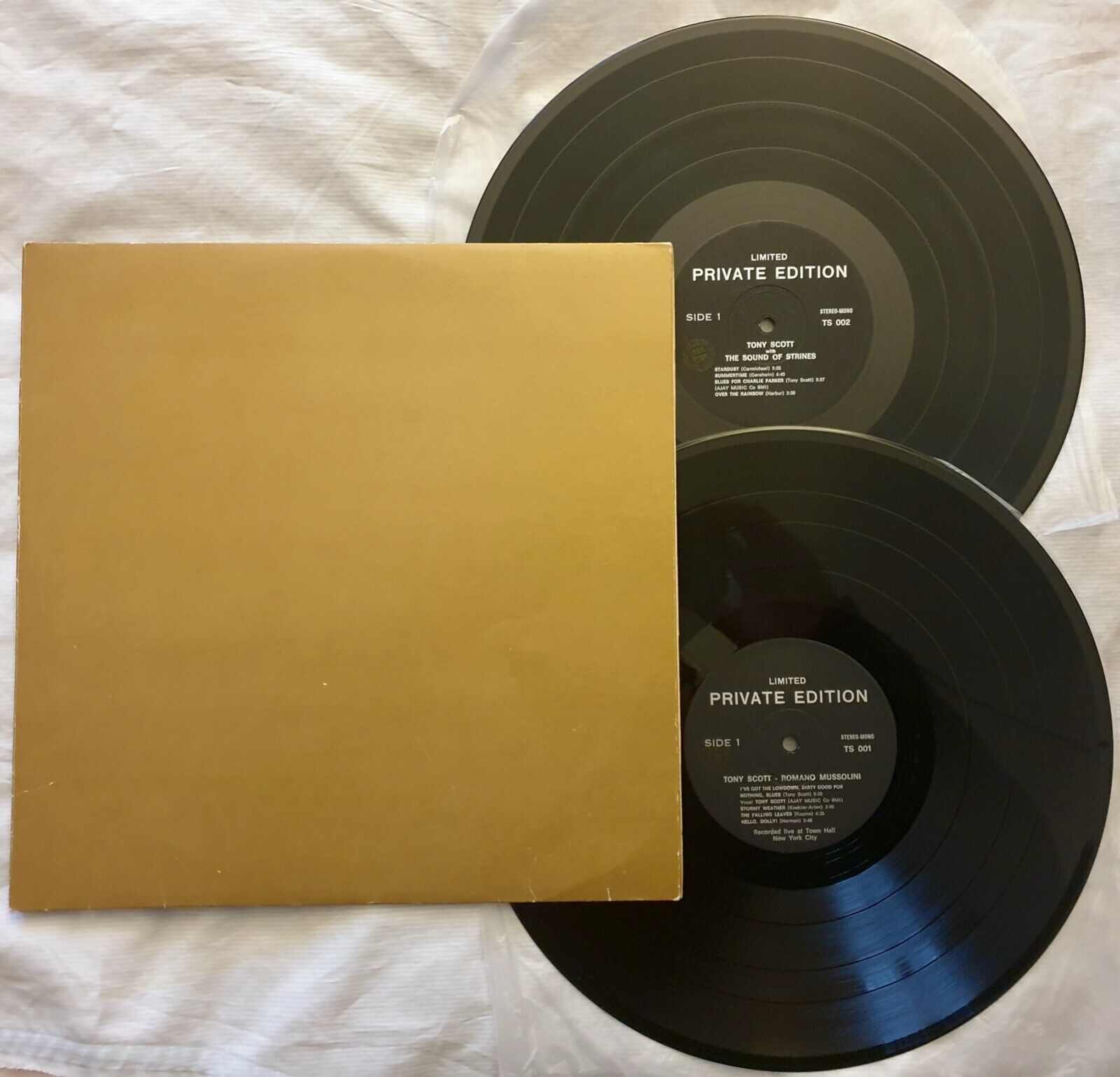 Romano Mussolini / Tony Scott – (2 LP LIMITED PRIVATE EDITION ...