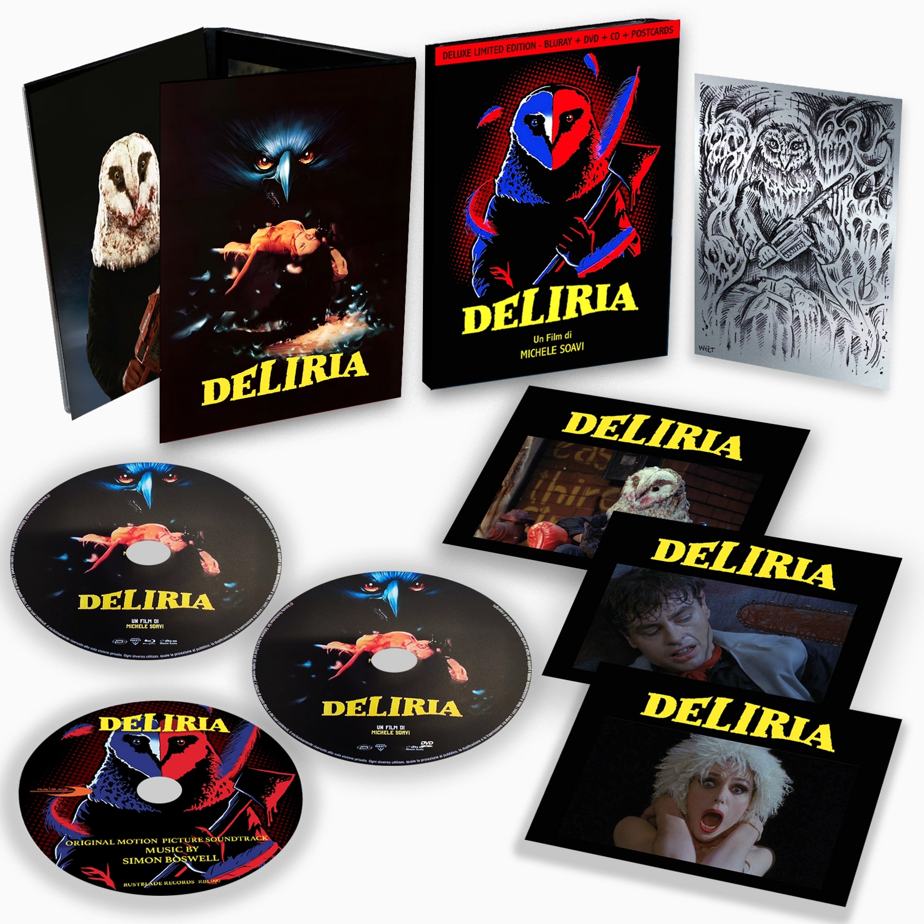 Deliria Deluxe Edition BOX – Bluray + DVD + CD – Bloodbuster