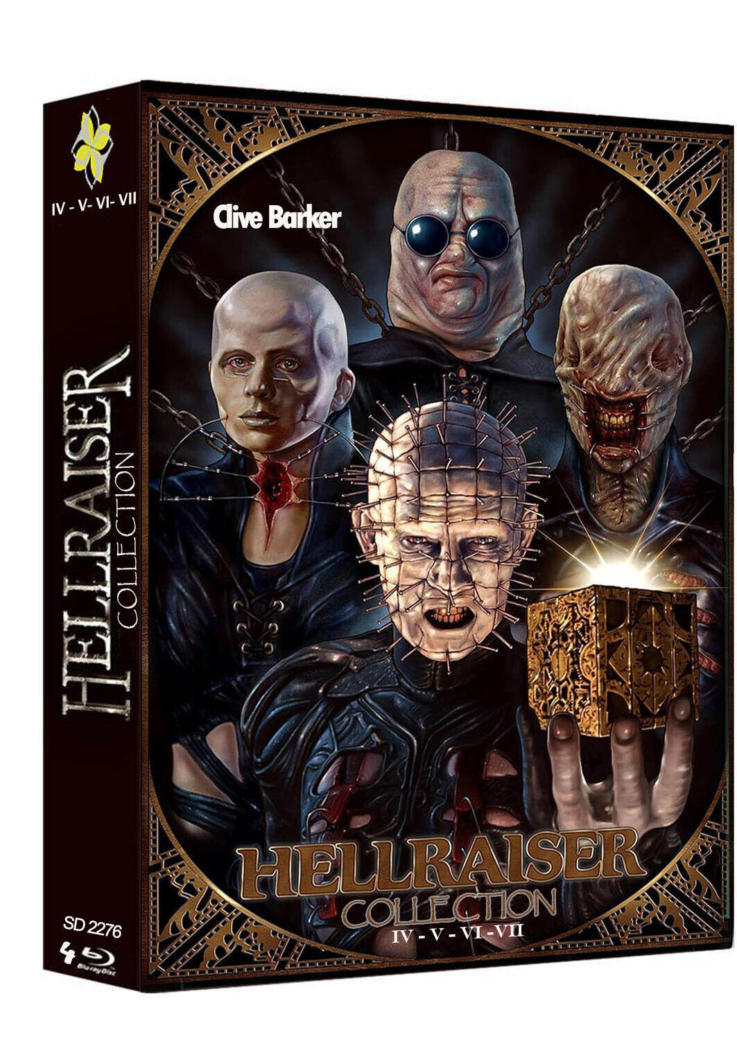 Hellraiser Collection IV-V-VI-VII – Collector’s 500 copie (4 Blu-Ray Disc + DVD + Card + Booklet ...
